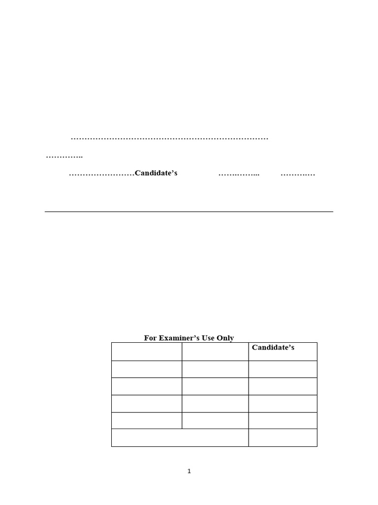 ENGLISH PAPER 2 | PDF