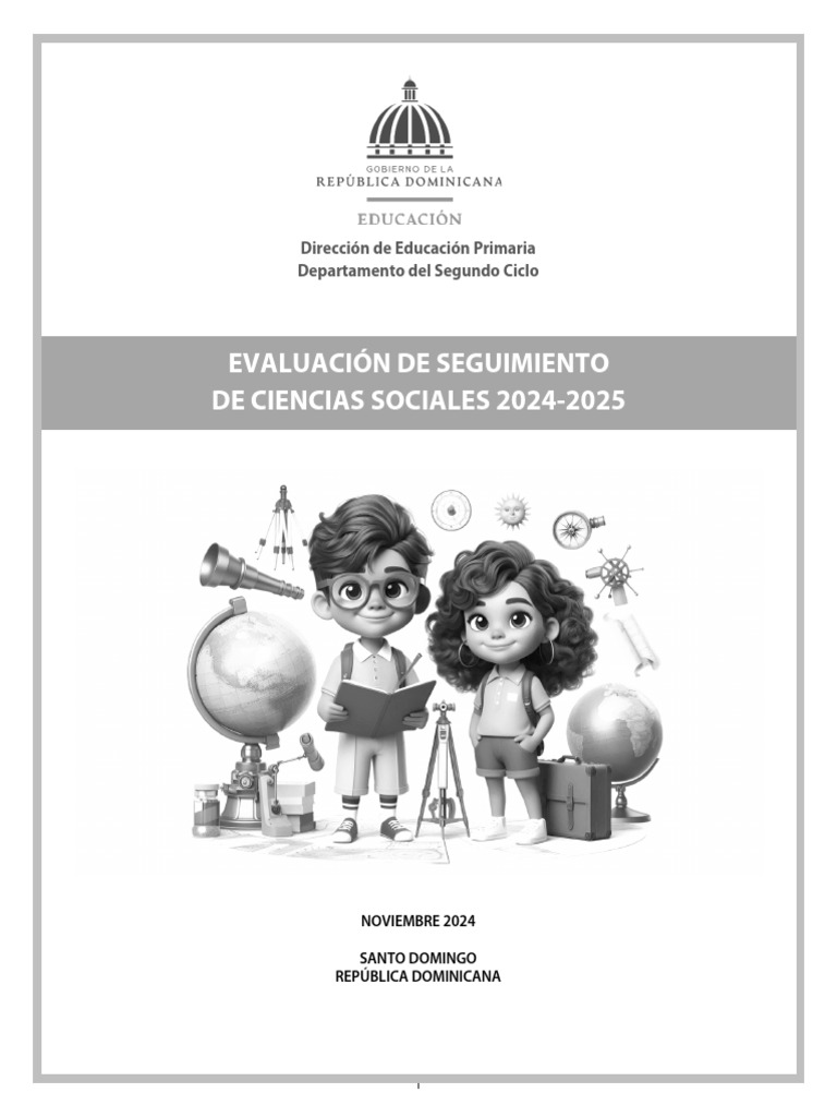 CS - Eval-Seg-Primaria - Nov | PDF | Evaluación | República Dominicana