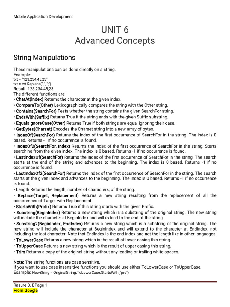 Unit 6-MAD | PDF | Computer File | String (Computer Science)