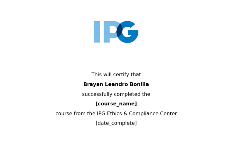 lp_100_3_151254_1729895246_IPG Certificate of Course Completion | PDF