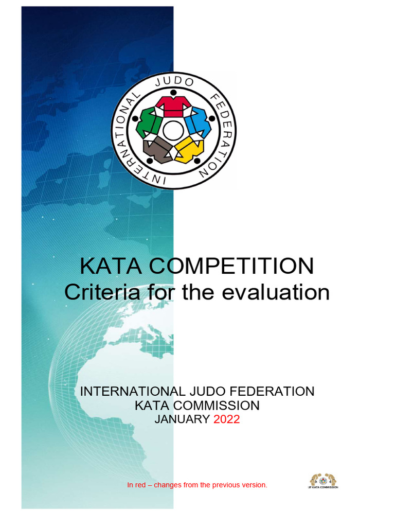 Kata - Competition - Criteria - 2022 Engl | PDF | Judo | Grappling