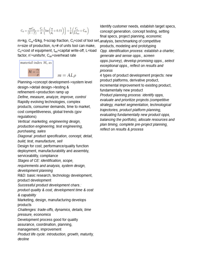 MIAE380 Midterm Sheet | PDF | Marketing | Market (Economics)