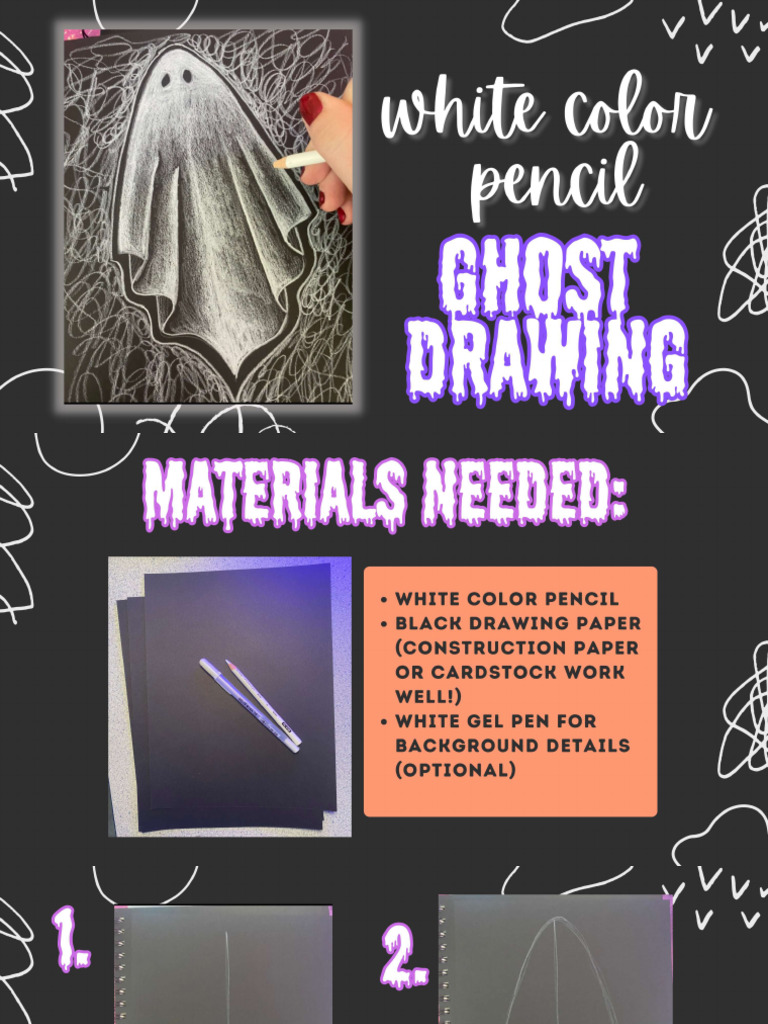Ghost Drawing Tutorial Pdf