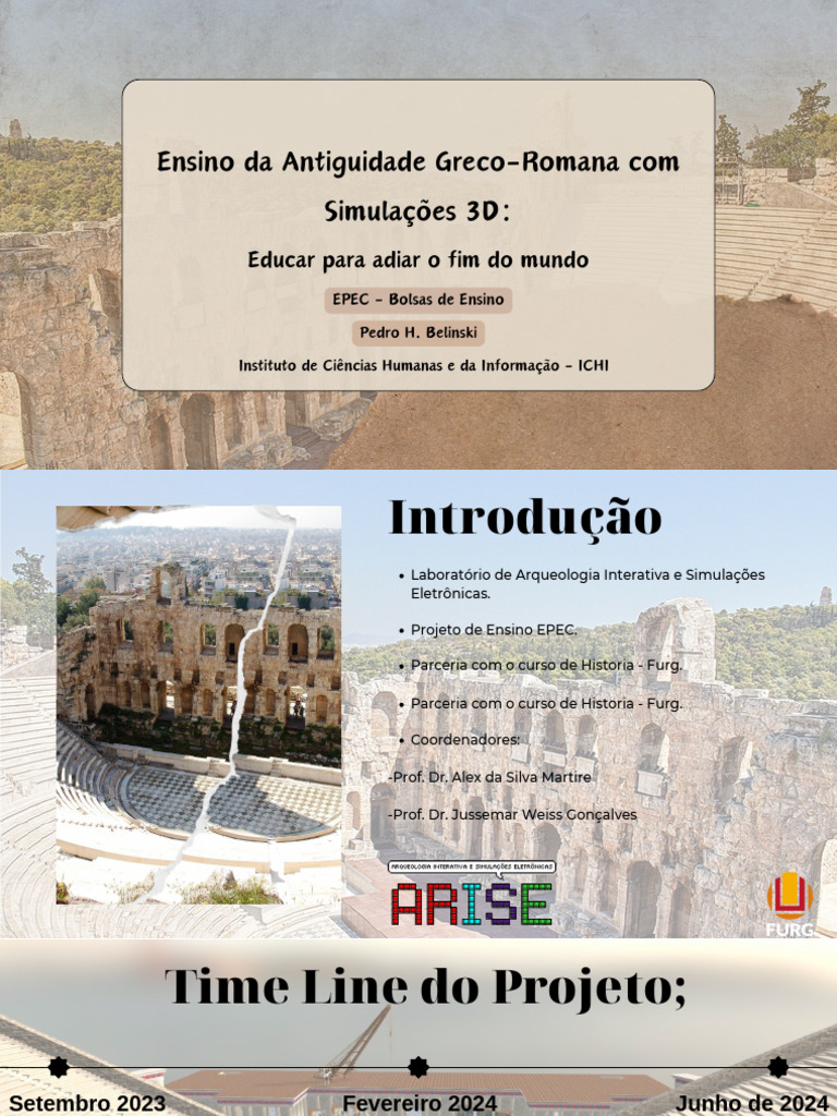 O Ensino Da Antiguidade Greco-Romana A Partir de Simulações ...