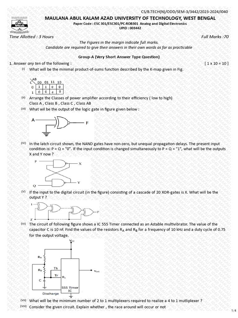 AD (2023-24) | PDF | Electronic Circuits | Electronic Engineering