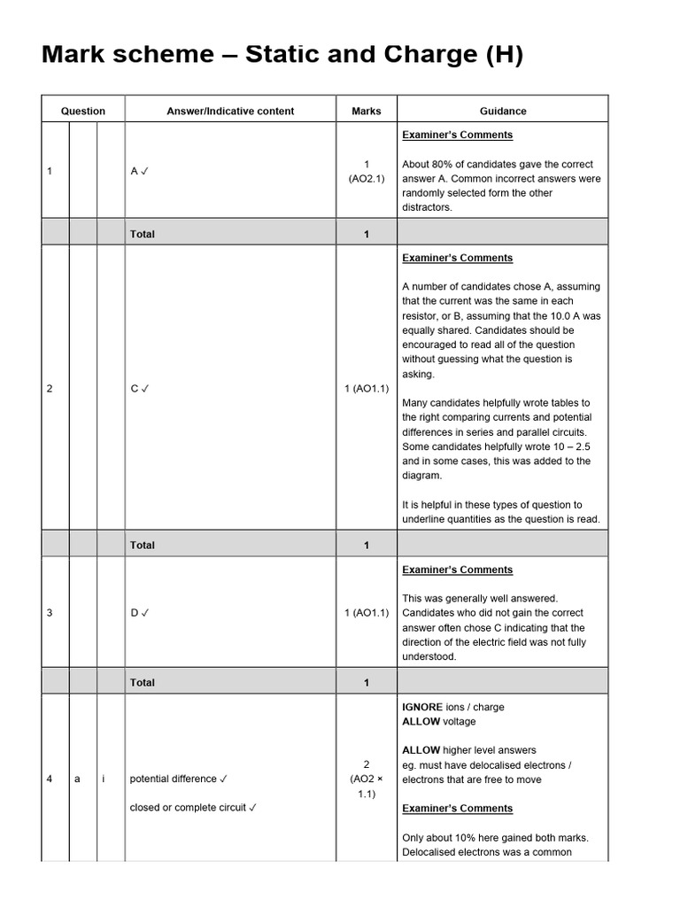 p3 Electricity Ans (Pmt Merge) | PDF | Electrical Resistance And ...