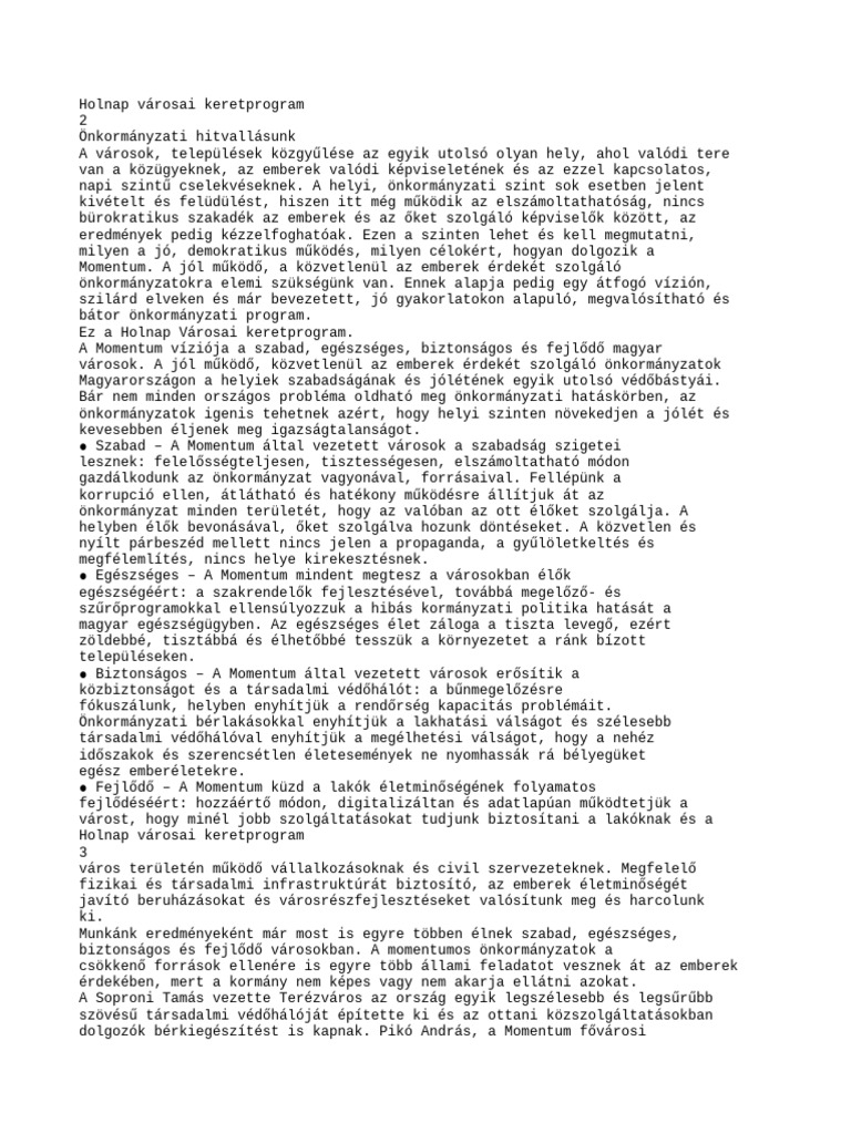 Momentum Program | PDF