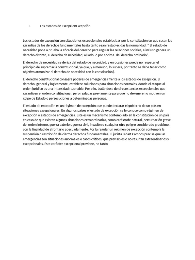 estado de excepcion y de emergencia | PDF estado de excepcion y de emergencia | PDF