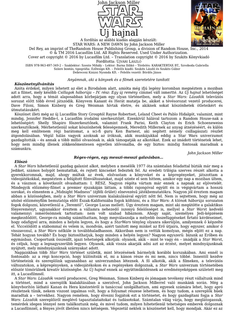 John Jackson Miller-Új - Hajnal | PDF