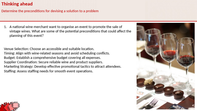 Determine Preconditions Activity 2 | PDF