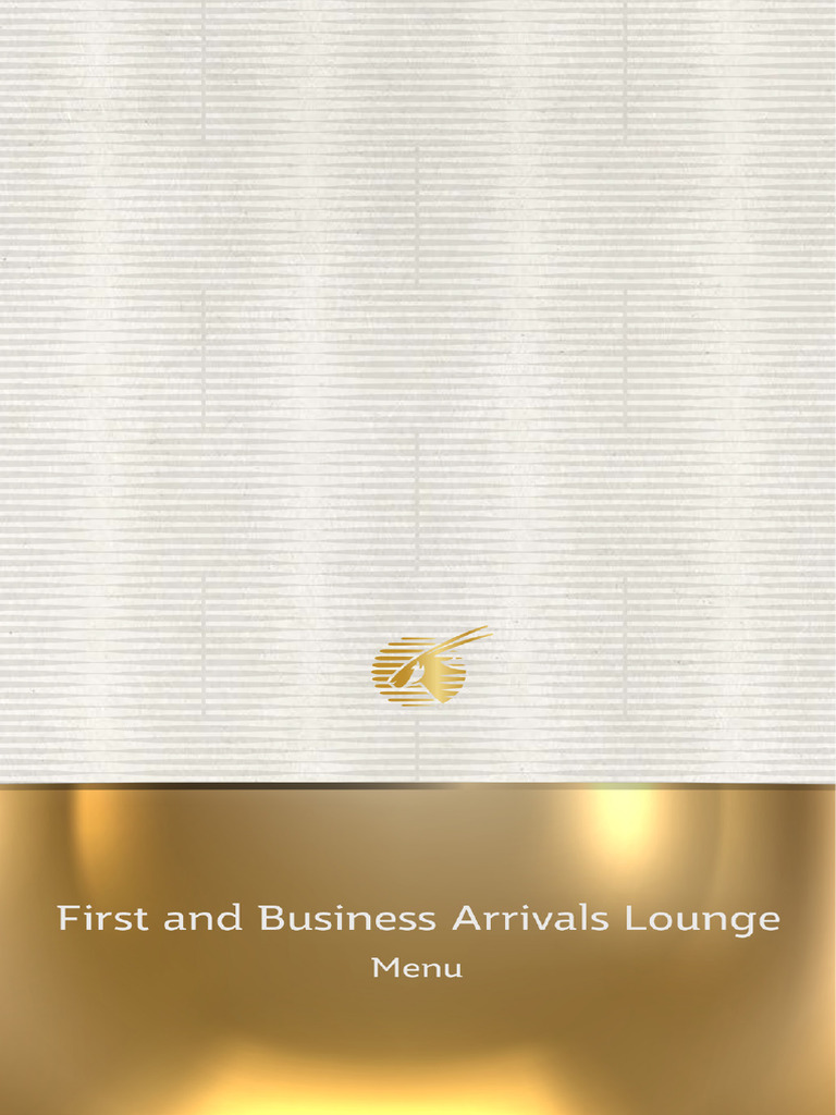 Premium Arrival Lounge Landside Dining en | PDF