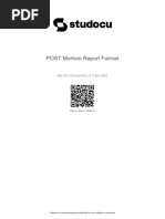 Viscera Examination Report Template | PDF | Injury | Autopsy