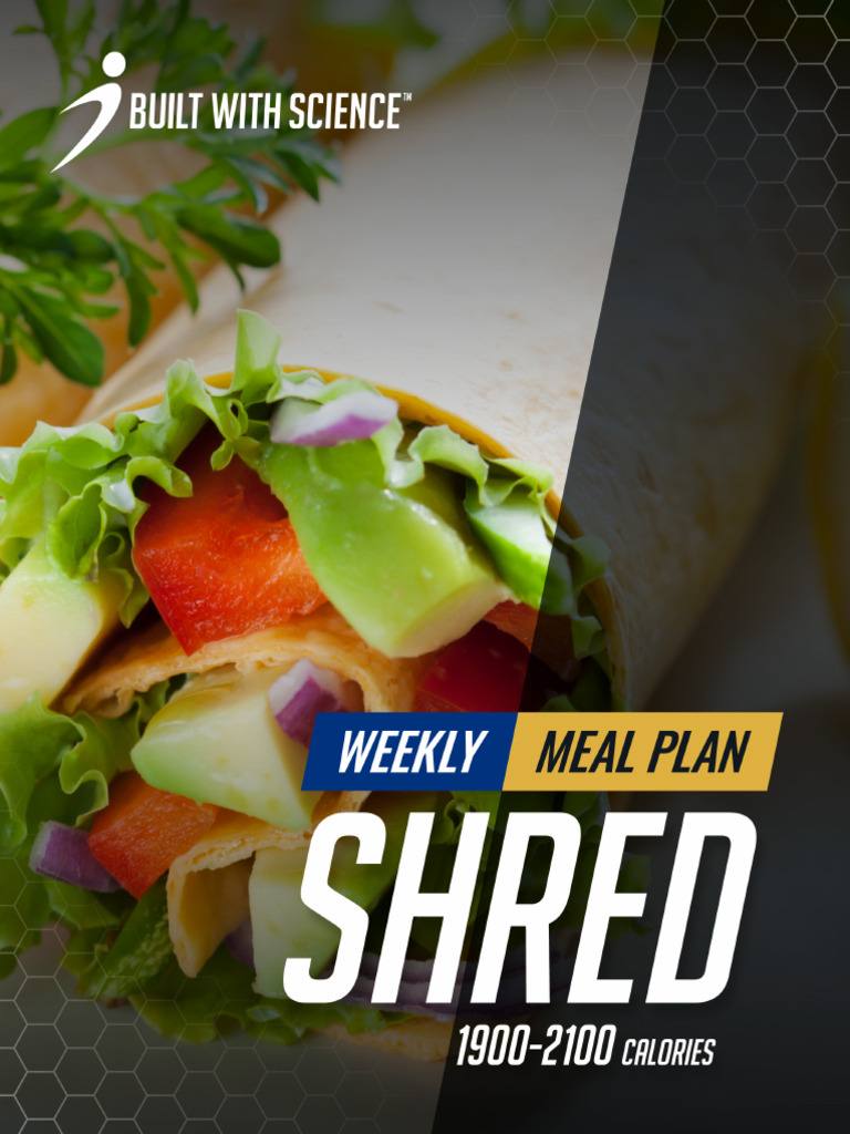 2100 Calorie Meal Plan Recipes | PDF | Yogurt | Smoothie