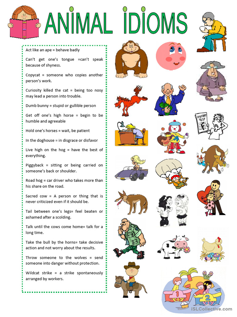 Animal Idioms | PDF