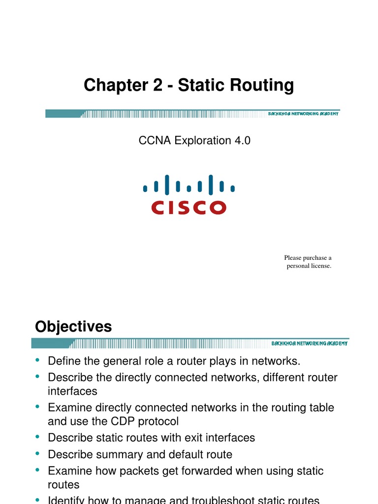 CA Ex S2M02 Static Routing | PDF | Router (Computing) | Ip Address