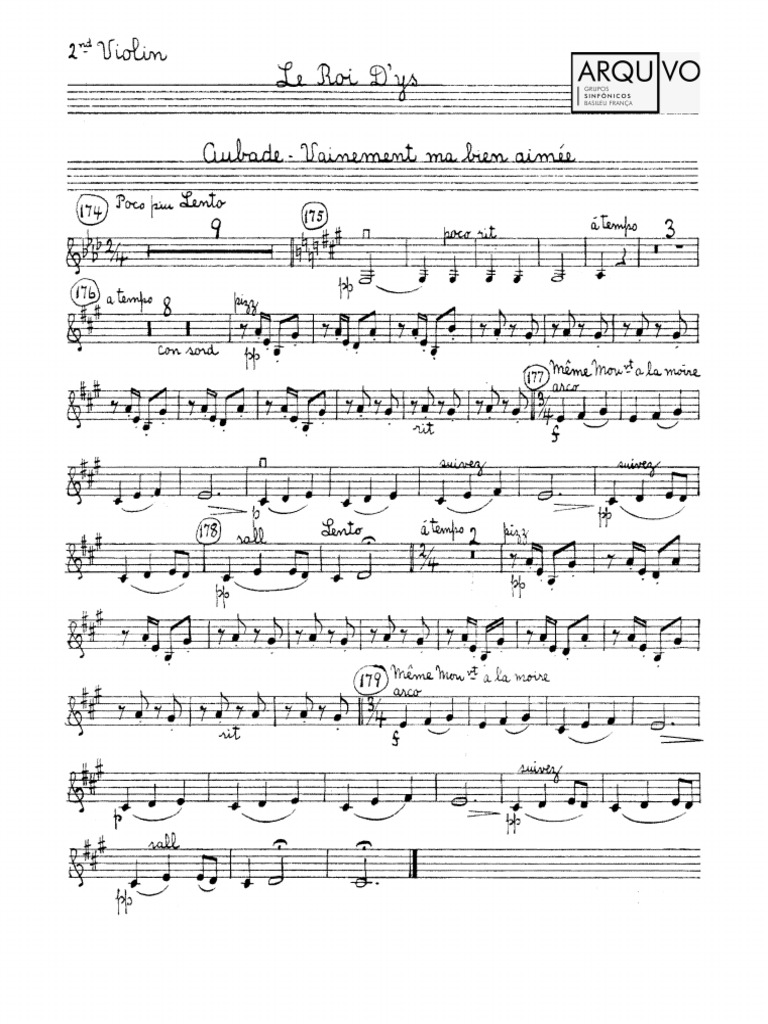 012 Lalo-Roi-Vainement - Violins II | PDF