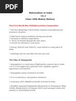 Nationalism in India Class 10th Notes | PDF | Mahatma Gandhi | Indian ...