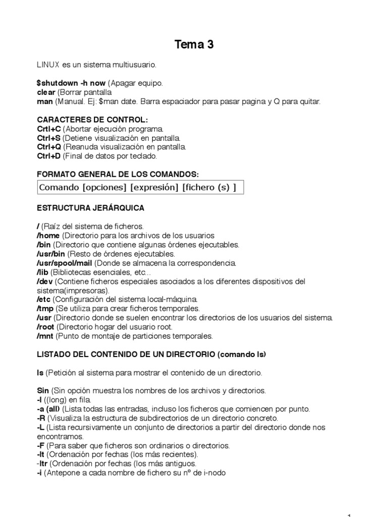 Resumen Examen Comandos Linux PDF | PDF | Expresión regular | Archivo de computadora