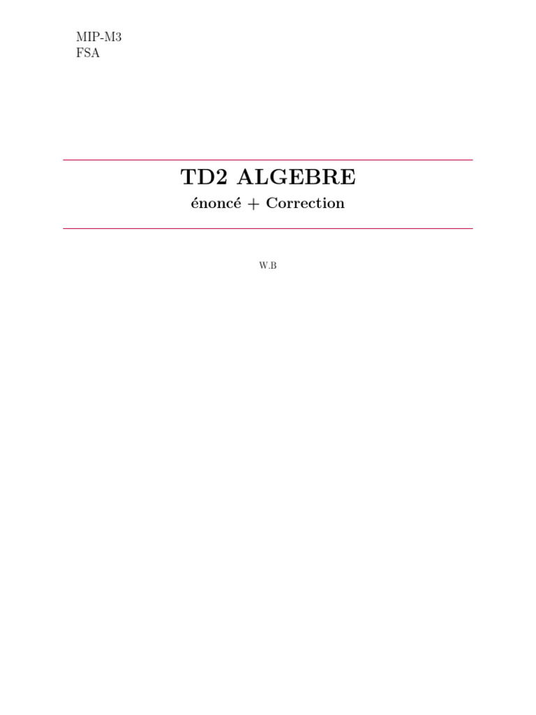Anneaux commutatifs et propriétés des éléments | PDF | Anneau ...