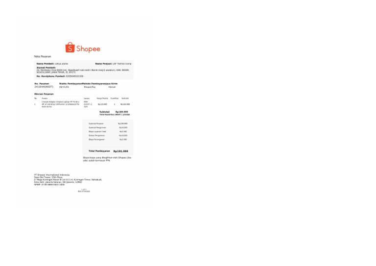 Invoice Charger | PDF