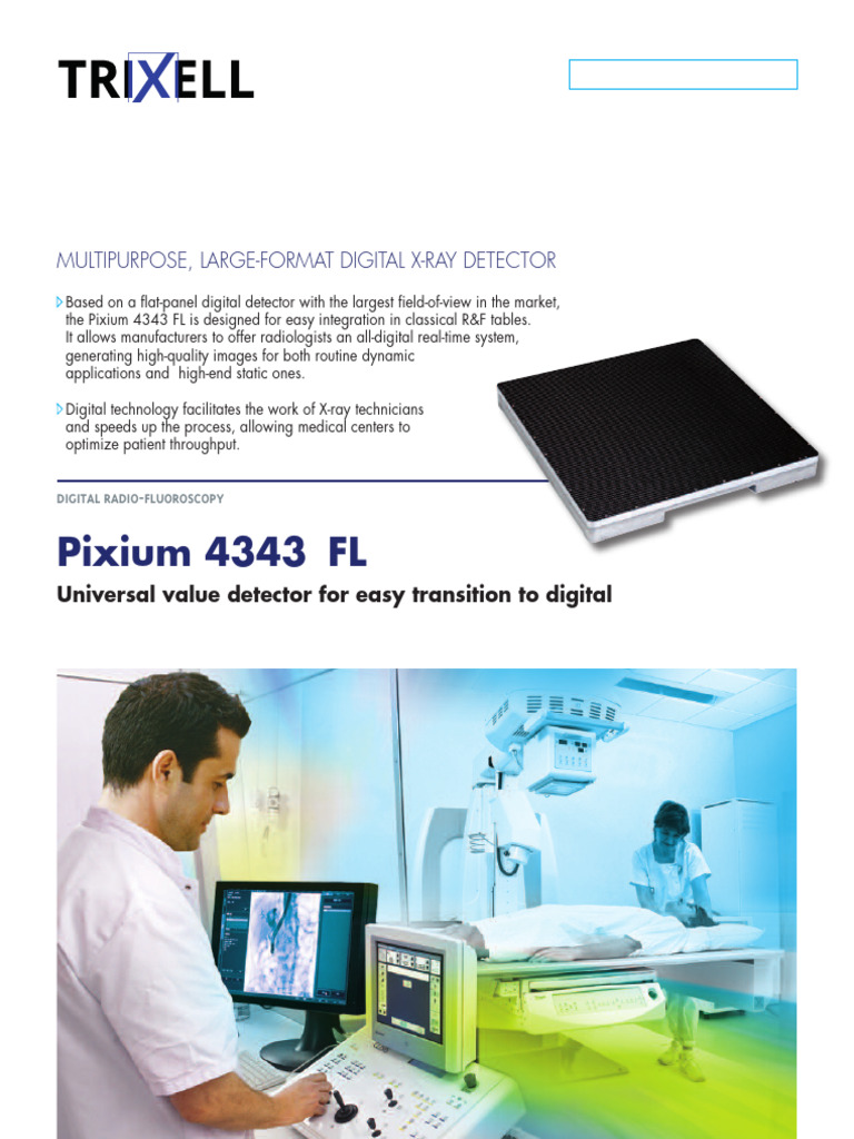TXL Pixium 4343 FL 1 | PDF | Radiography | Radiology