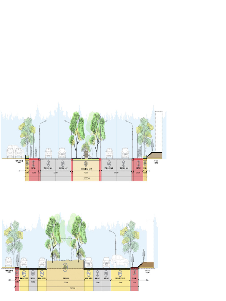 Road - Sections (1) - Existing A-A' | PDF