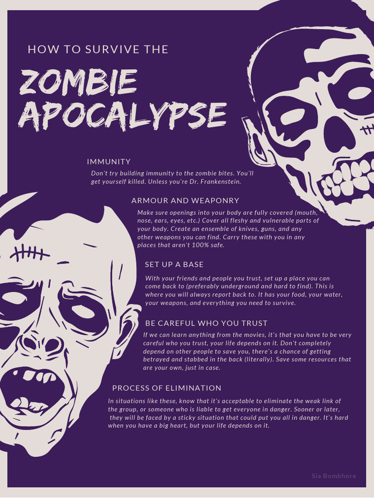 Zombie Apocalypse Survival Guide | PDF