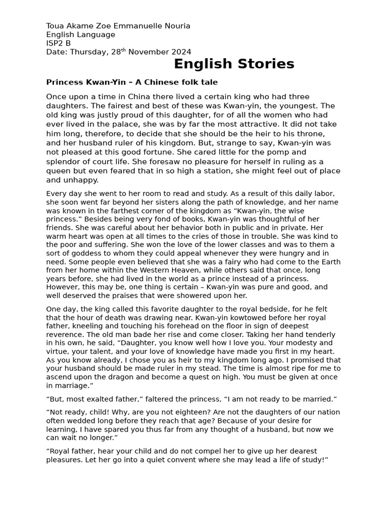 English Stories | PDF | Heaven