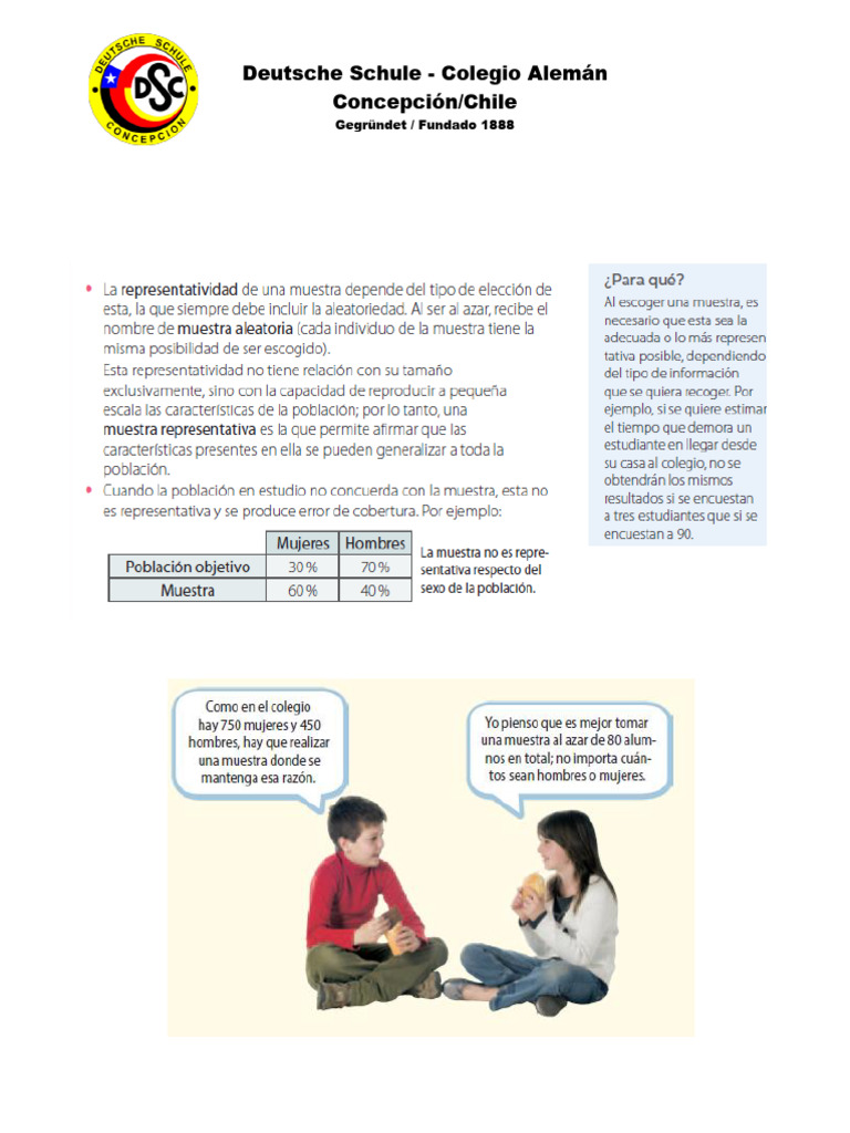 Guía 3 Representatividad de Una Muestra | PDF