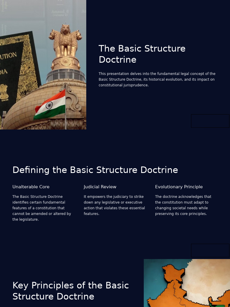The Basic Structure Doctrine | PDF | Judicial Review | Public Law