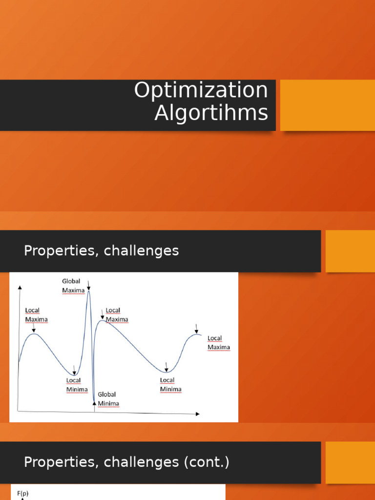 Optimization Algortihms | PDF