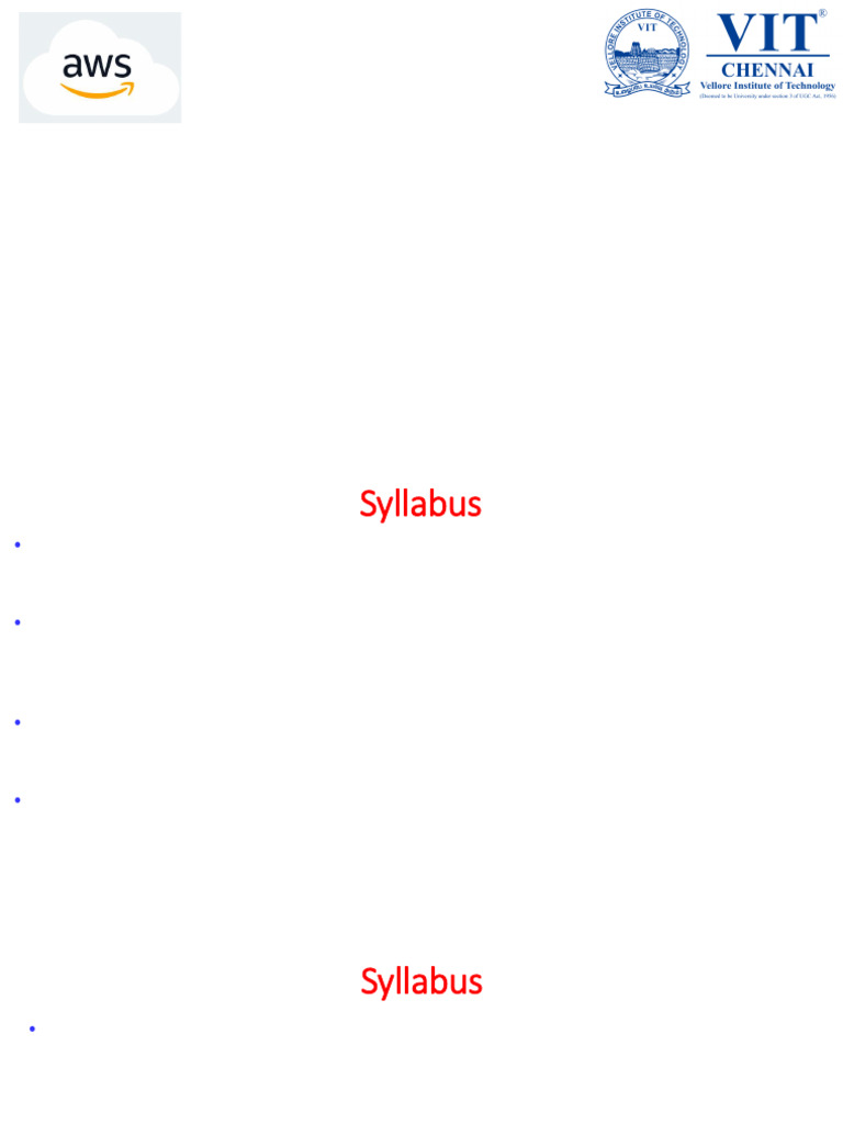 Bece 355l Aws Cloud Module 1 | PDF | Cloud Computing | Virtualization