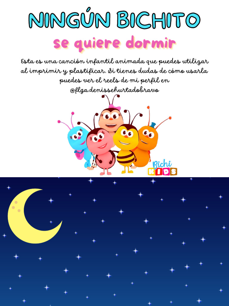 Ningún Bichito Se Quiere Dormir | PDF