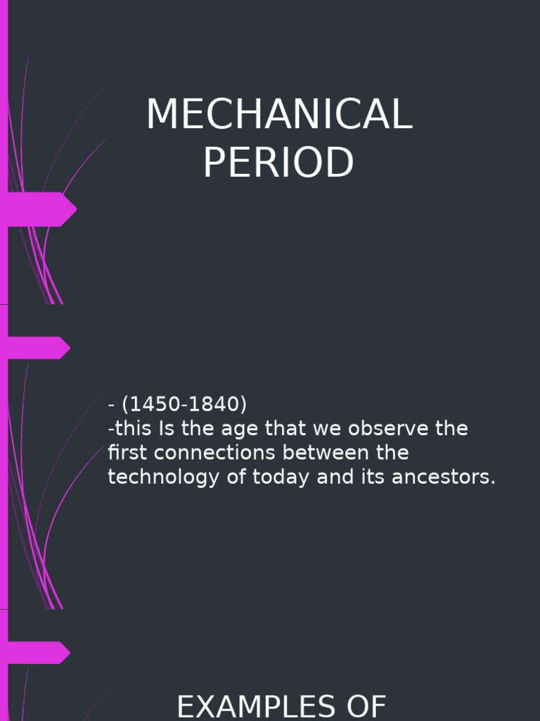 Mechanical Period | PDF