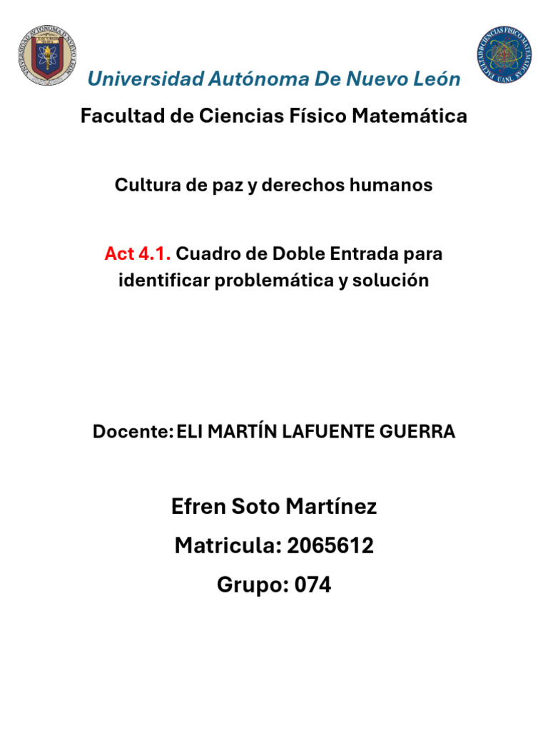 Esm - Act 4.1 | PDF