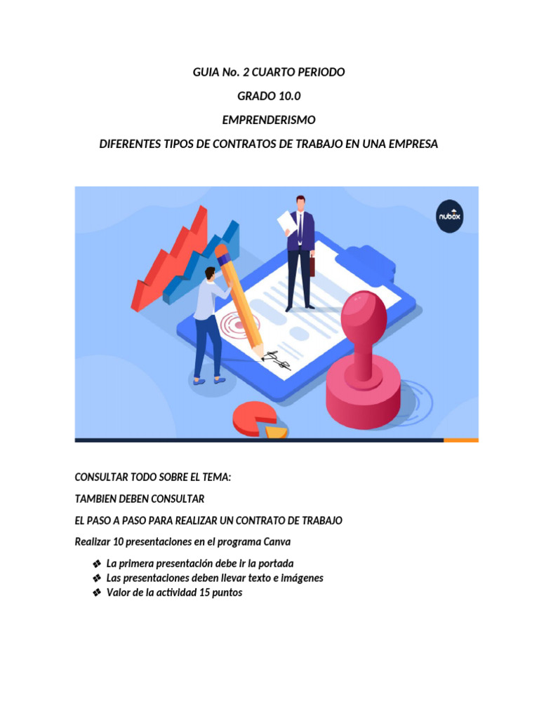 GUIA No. 2 EMPRENDERISMO GRADO 10.0 CUARTO PERIODO | PDF