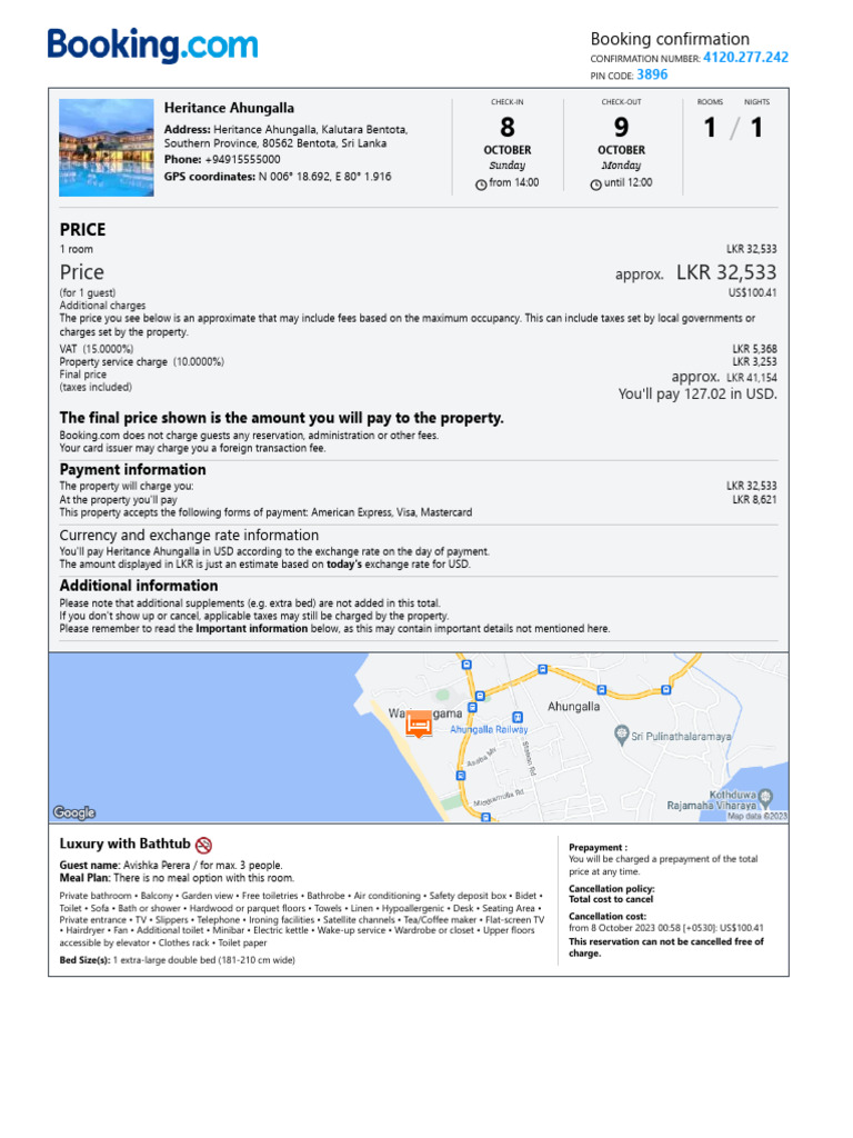 Confirmation | PDF | Fee | Payments