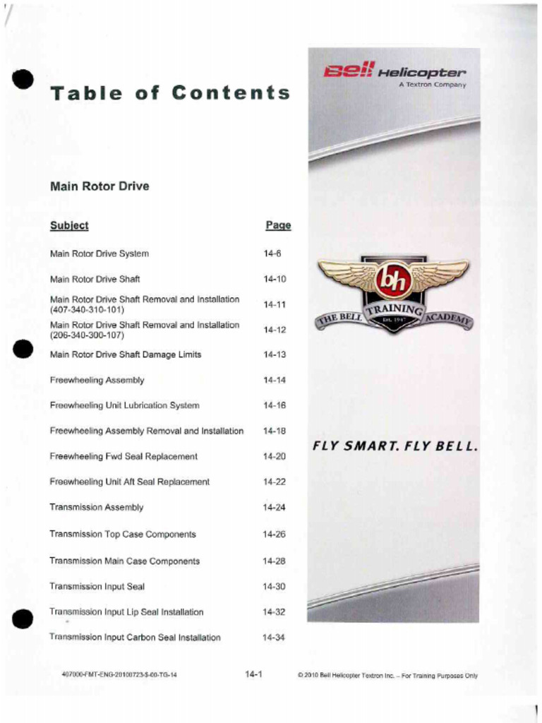 14 MAIN ROTOR DRIVE | PDF