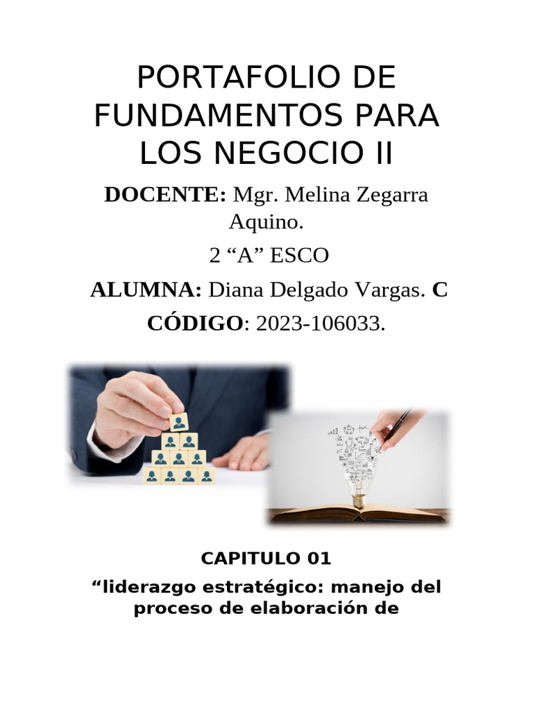 Portafolio de Fundamentos para Los Negocio Ii..... | PDF | Motores ...