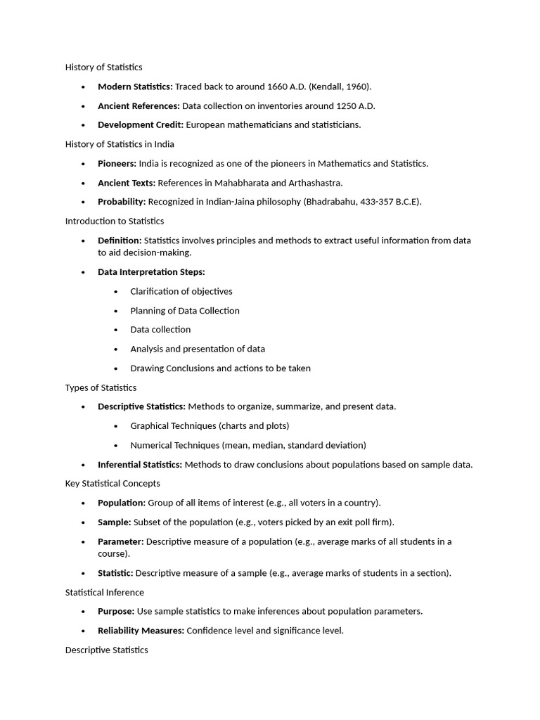 History of Statistics | PDF | Statistics | Probability Distribution