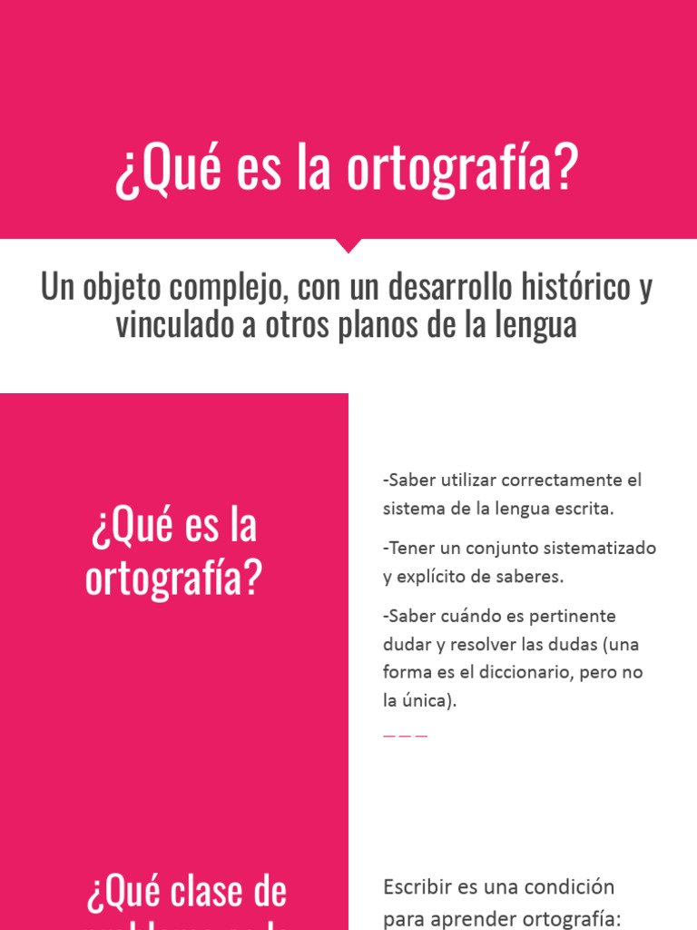2-¿Qué Es La Ortografía | PDF | Ortografía | Lengua española