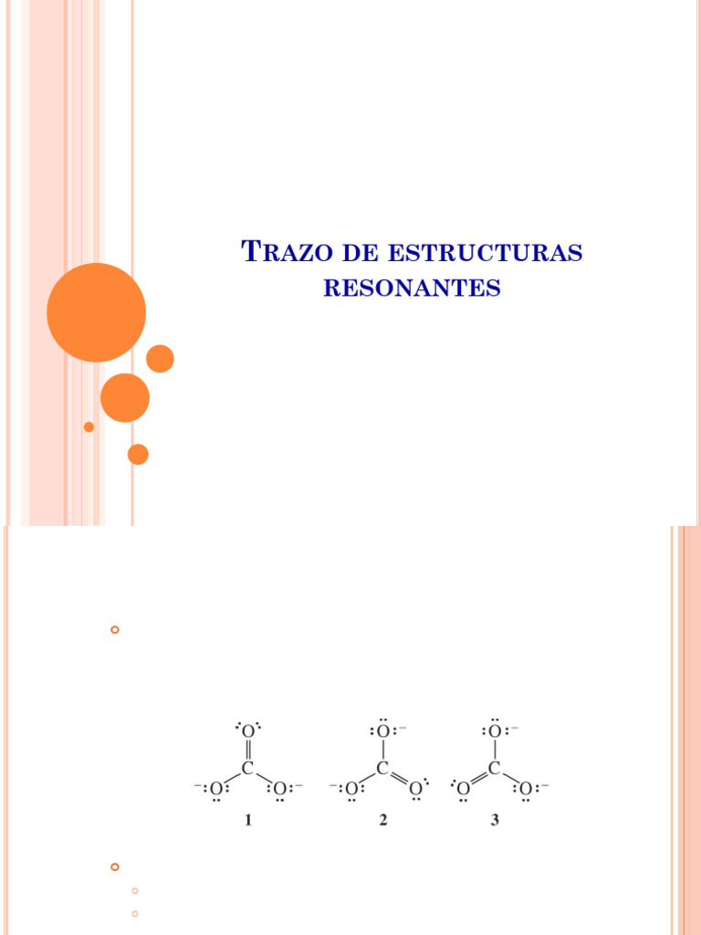 3a) Estructuras Resonantes | PDF | Enlace químico | Ácido