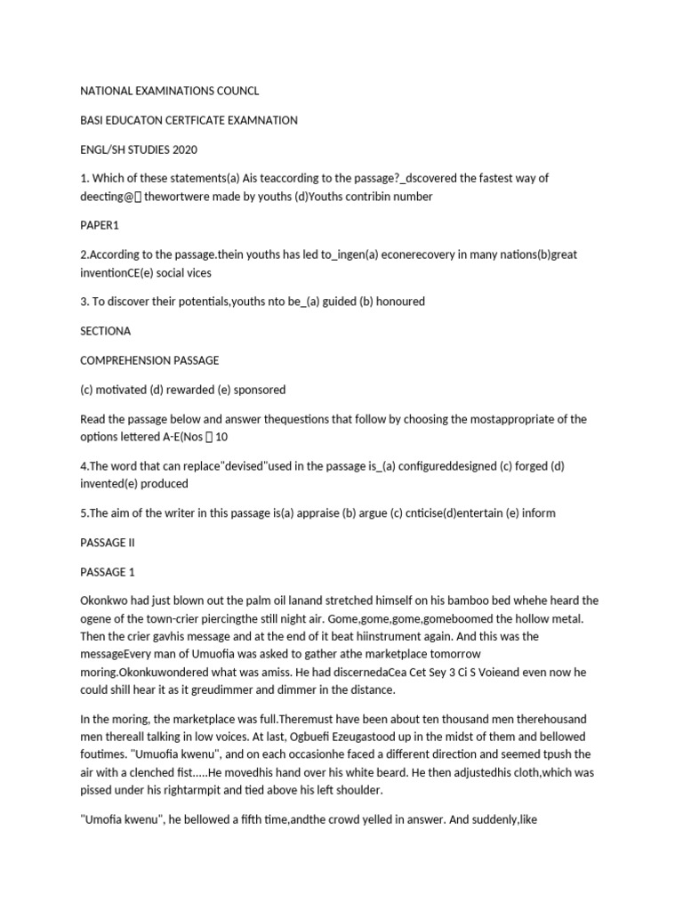 National Examin-Wps Office | PDF