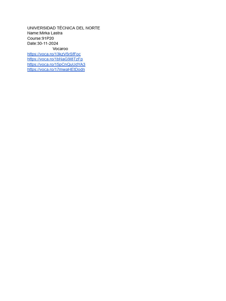 Audio Links for Course 91P20 | PDF