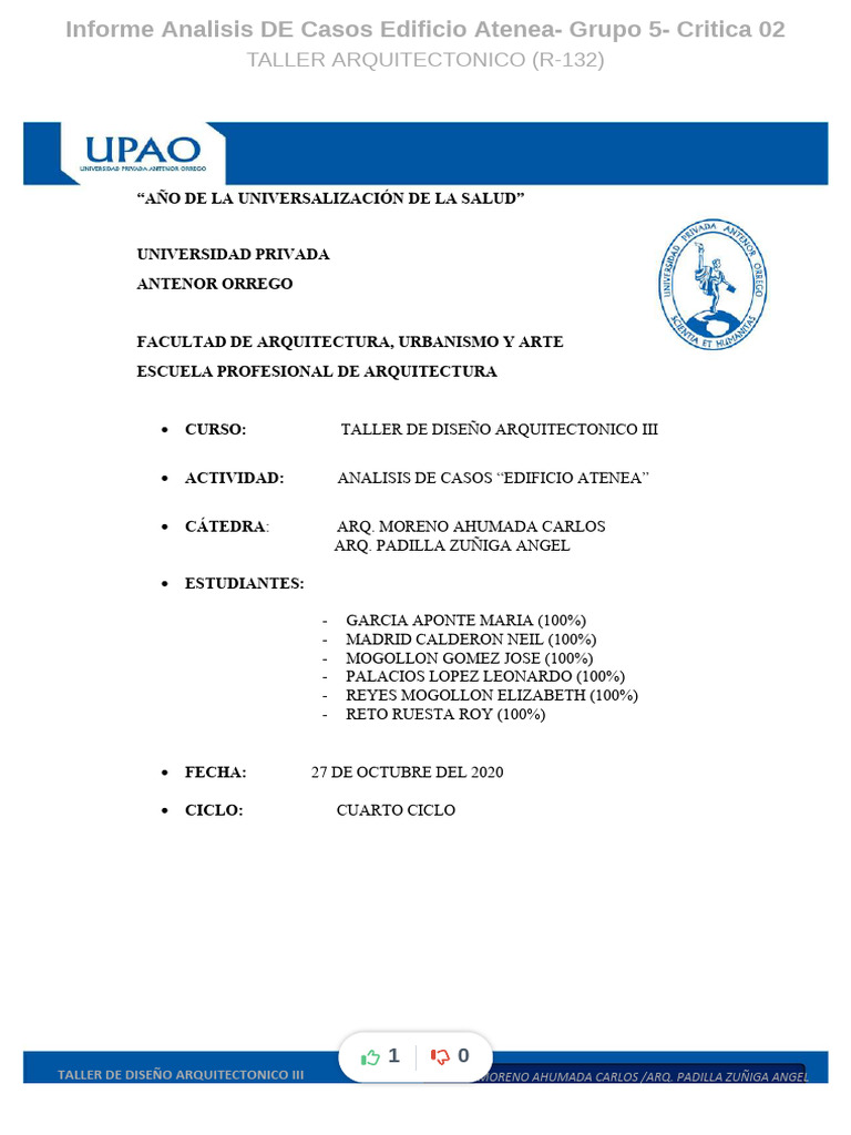 informe-analisis-de-casos-edificio-atenea-grupo-5-critica-02_compress | PDF | edificio | Lima