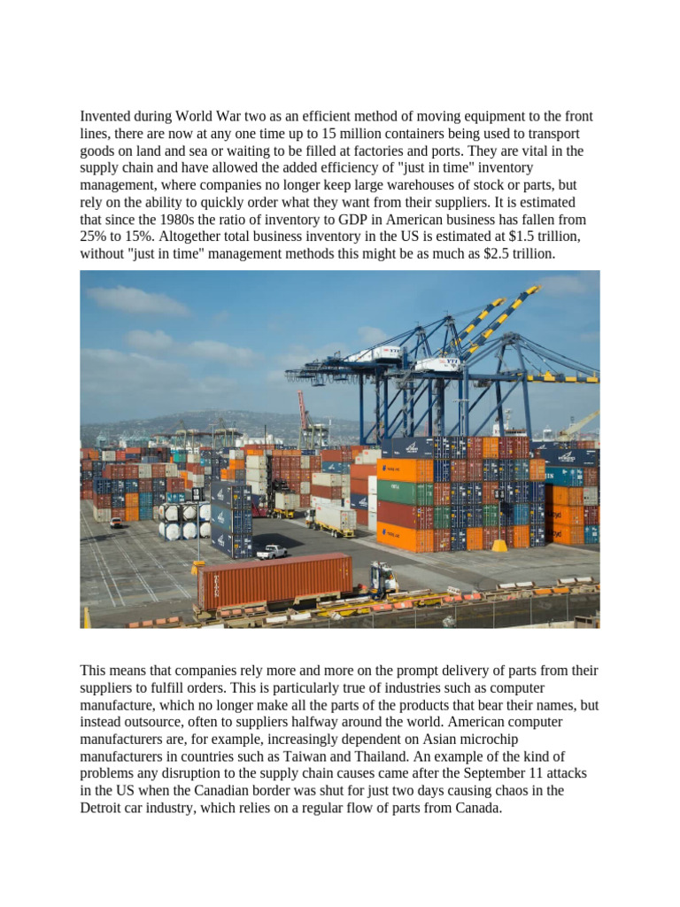 Homework Reading 2.1 MCTFNG | PDF | Supply Chain | Sydney