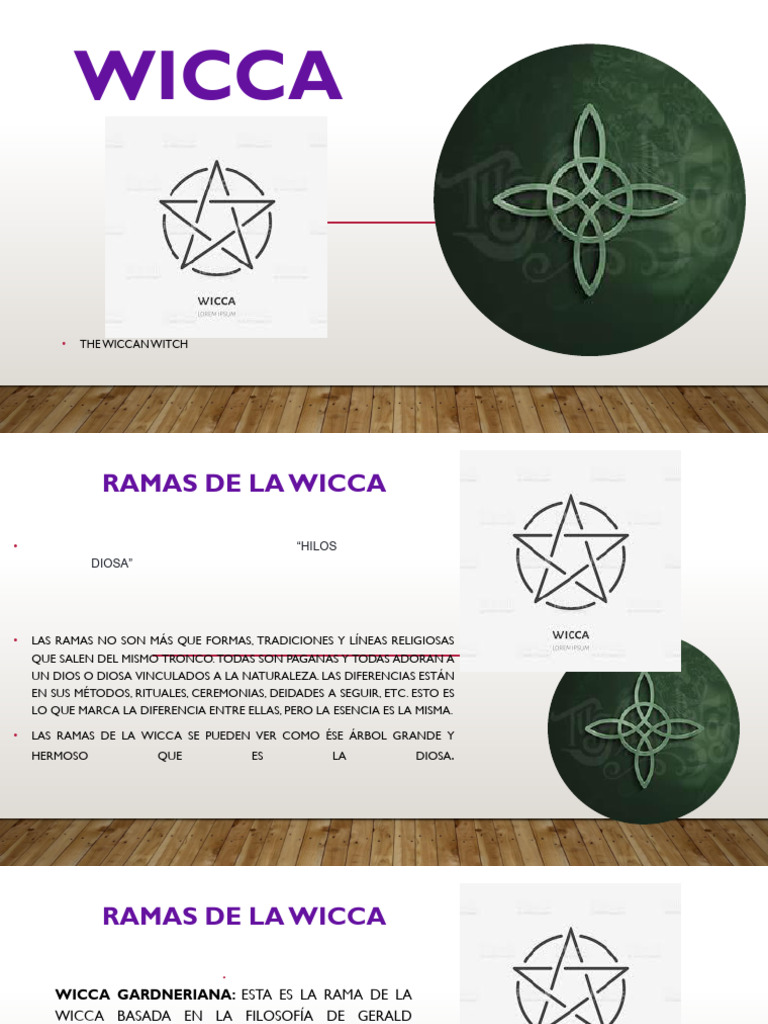 6 Wicca Ramas Wicca | PDF | Paganismo moderno | Wicca