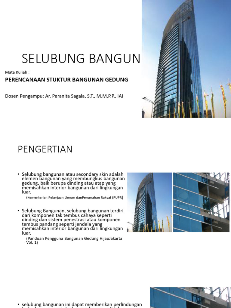 6 - Selubung Bangunan | PDF