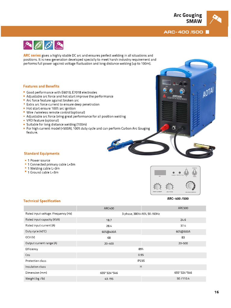 Arc400 500 - 61868 | PDF