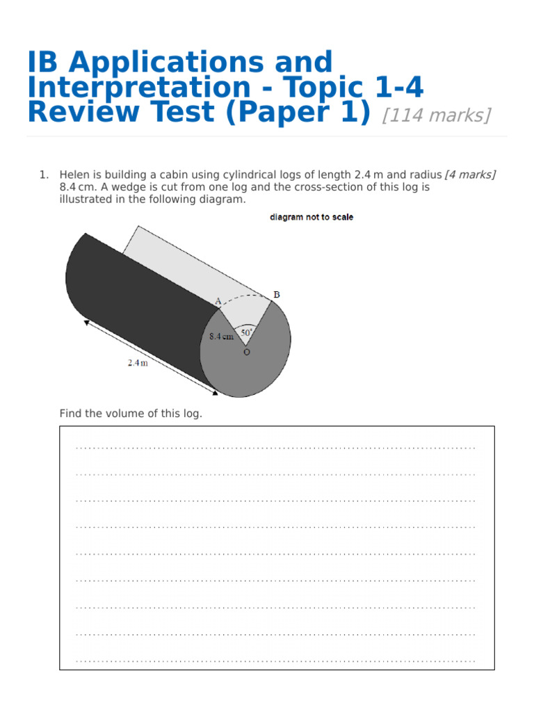 IB Questionbank | PDF | Ph | Sampling (Statistics)